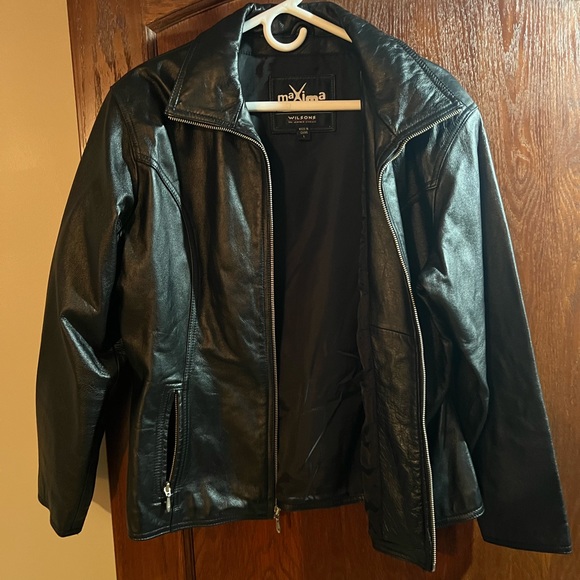 Maxima | Jackets & Coats | Authentic Leather Jacket | Poshmark